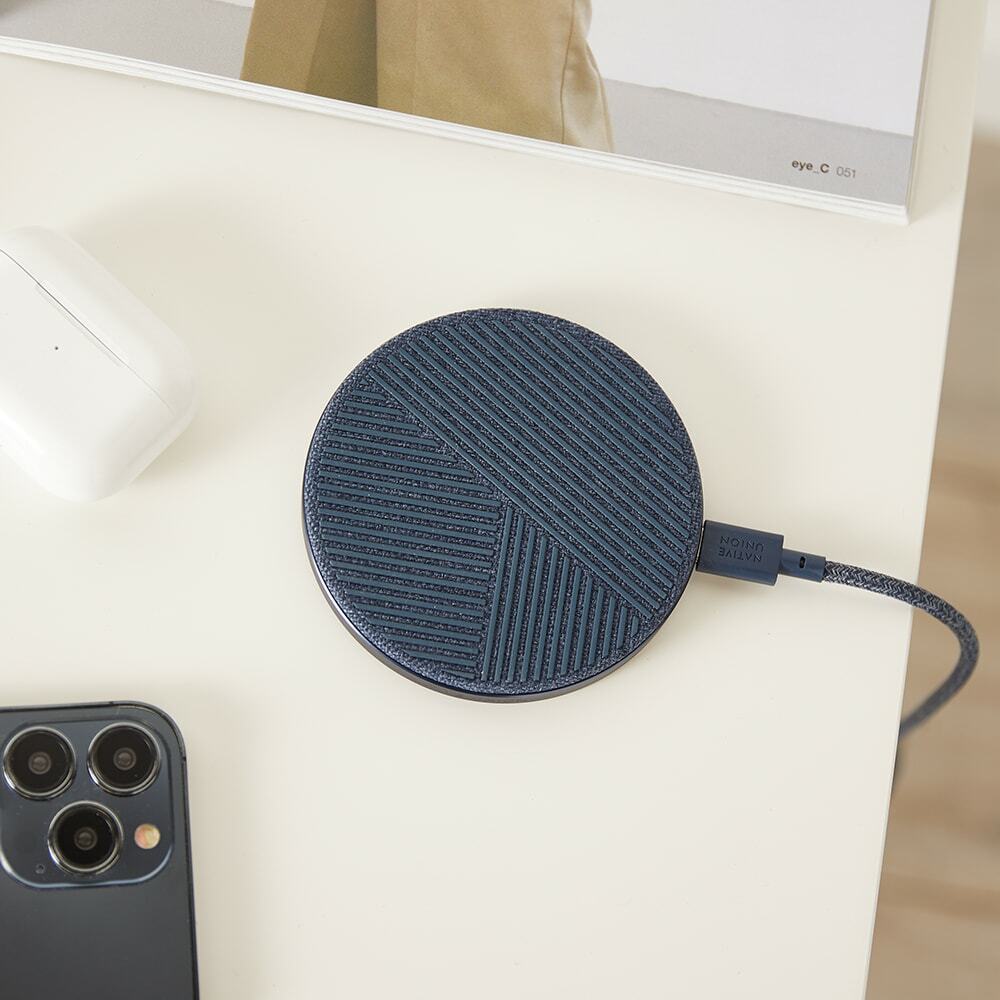 Native Union Drop Wireless Charger in Indigo Native Union
