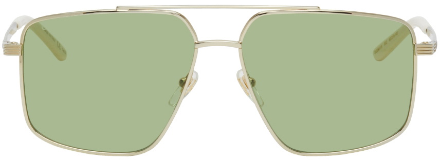Gucci Gold Aviator Sunglasses Gucci