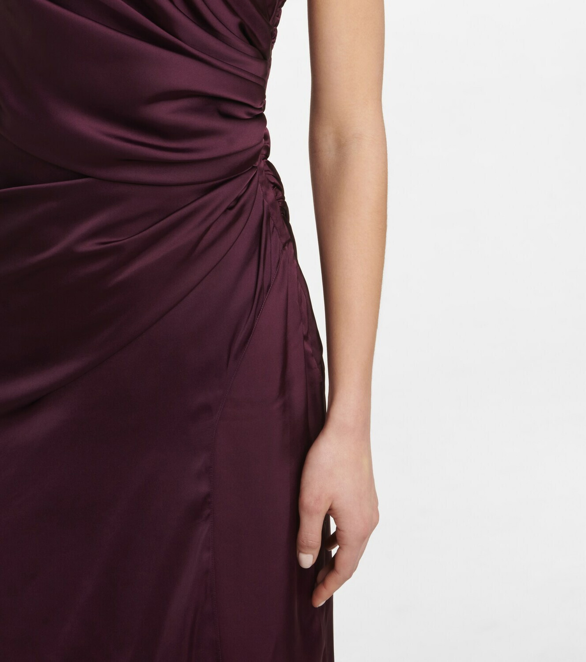 Safiyaa Helena one-shoulder maxi dress Safiyaa