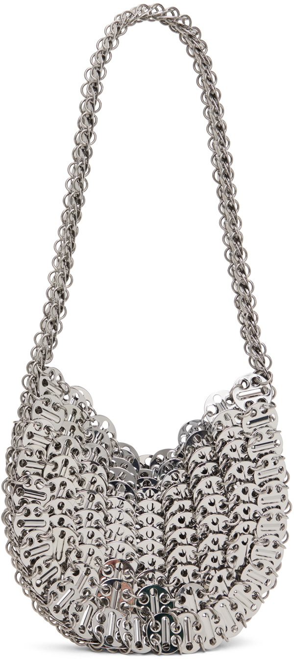 Rabanne Silver Iconic 1969 Moon Bag Paco Rabanne