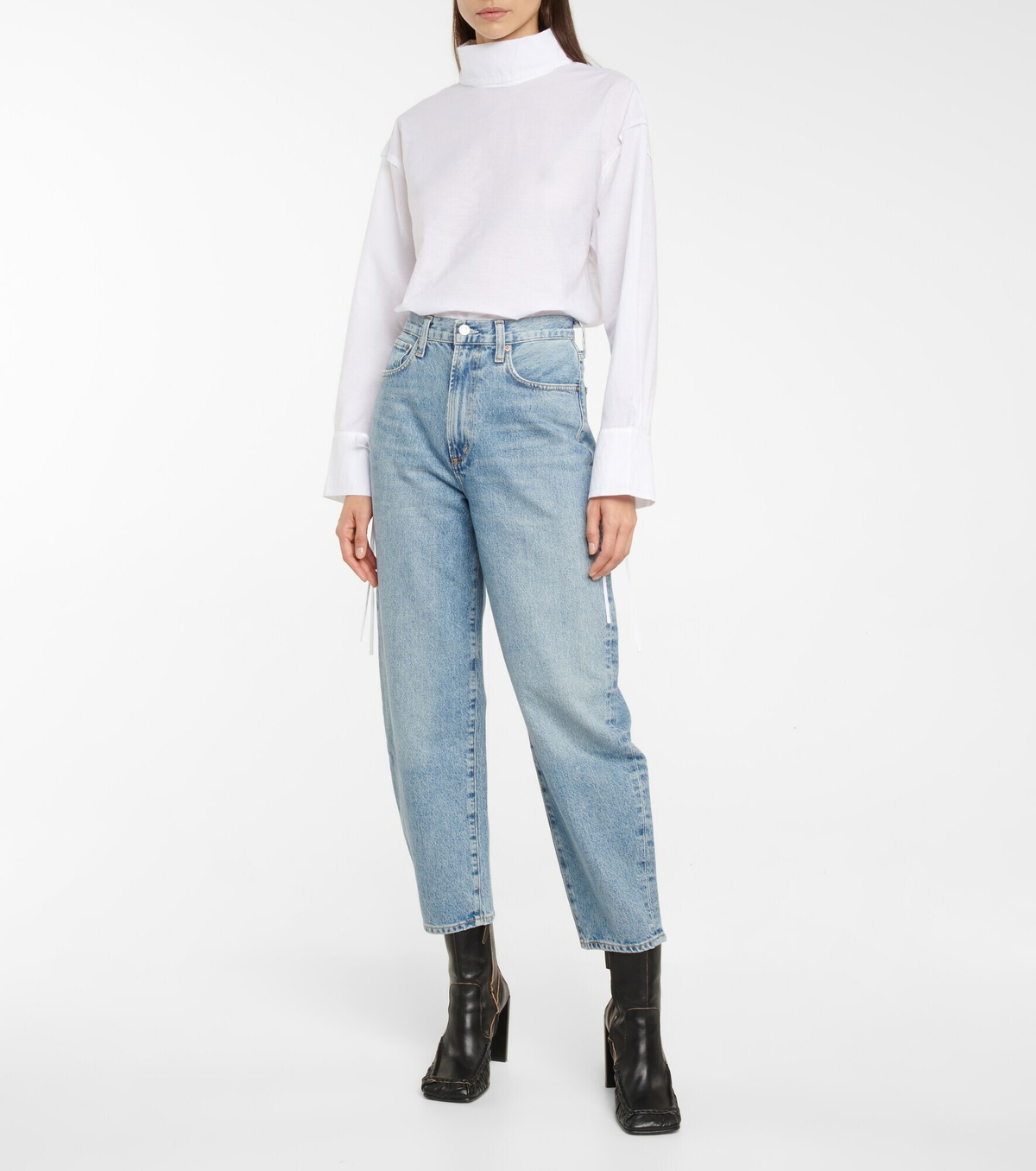 Agolde - Balloon high-rise tapered jeans AGOLDE
