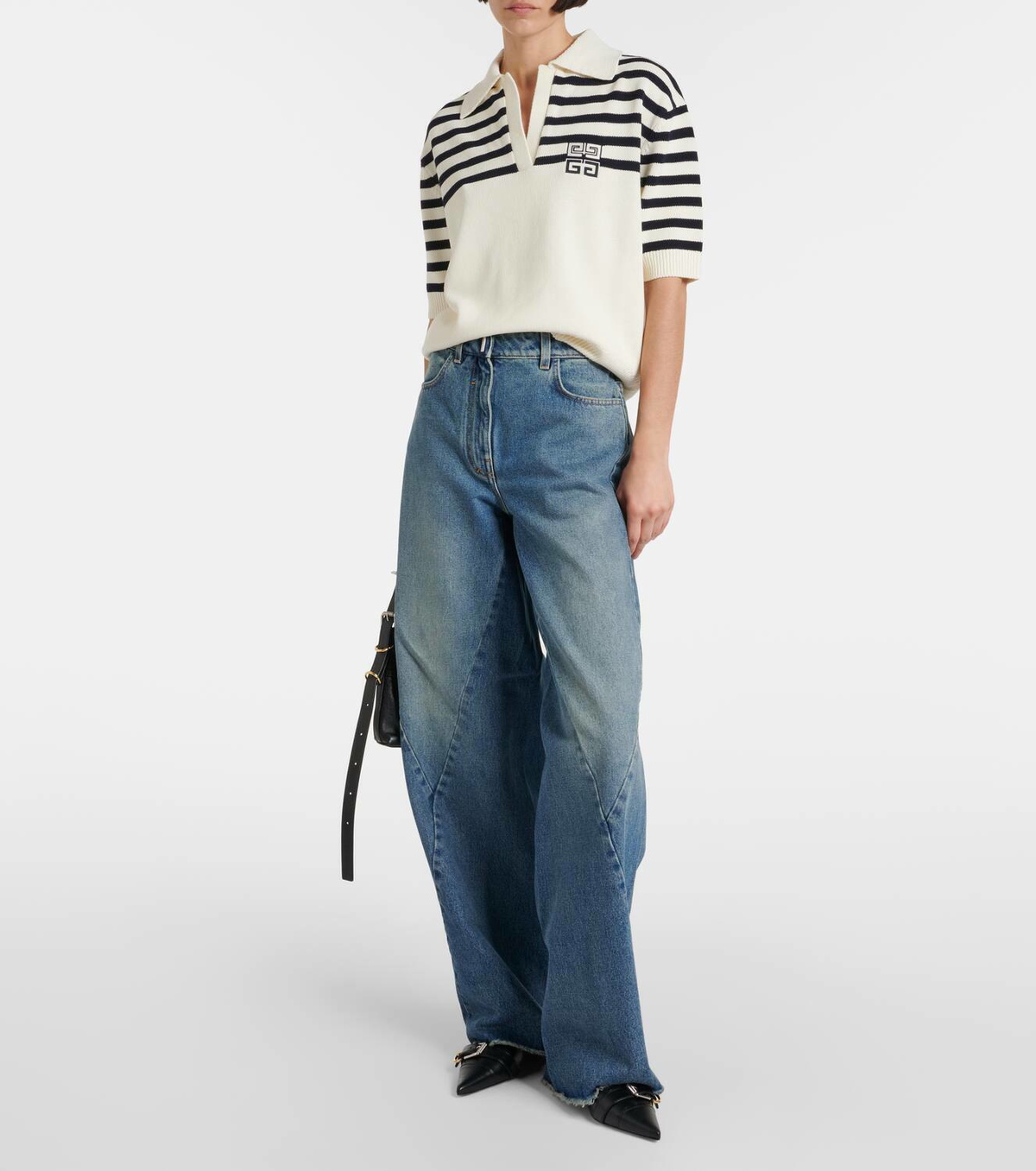 Givenchy 4G striped polo sweater Givenchy