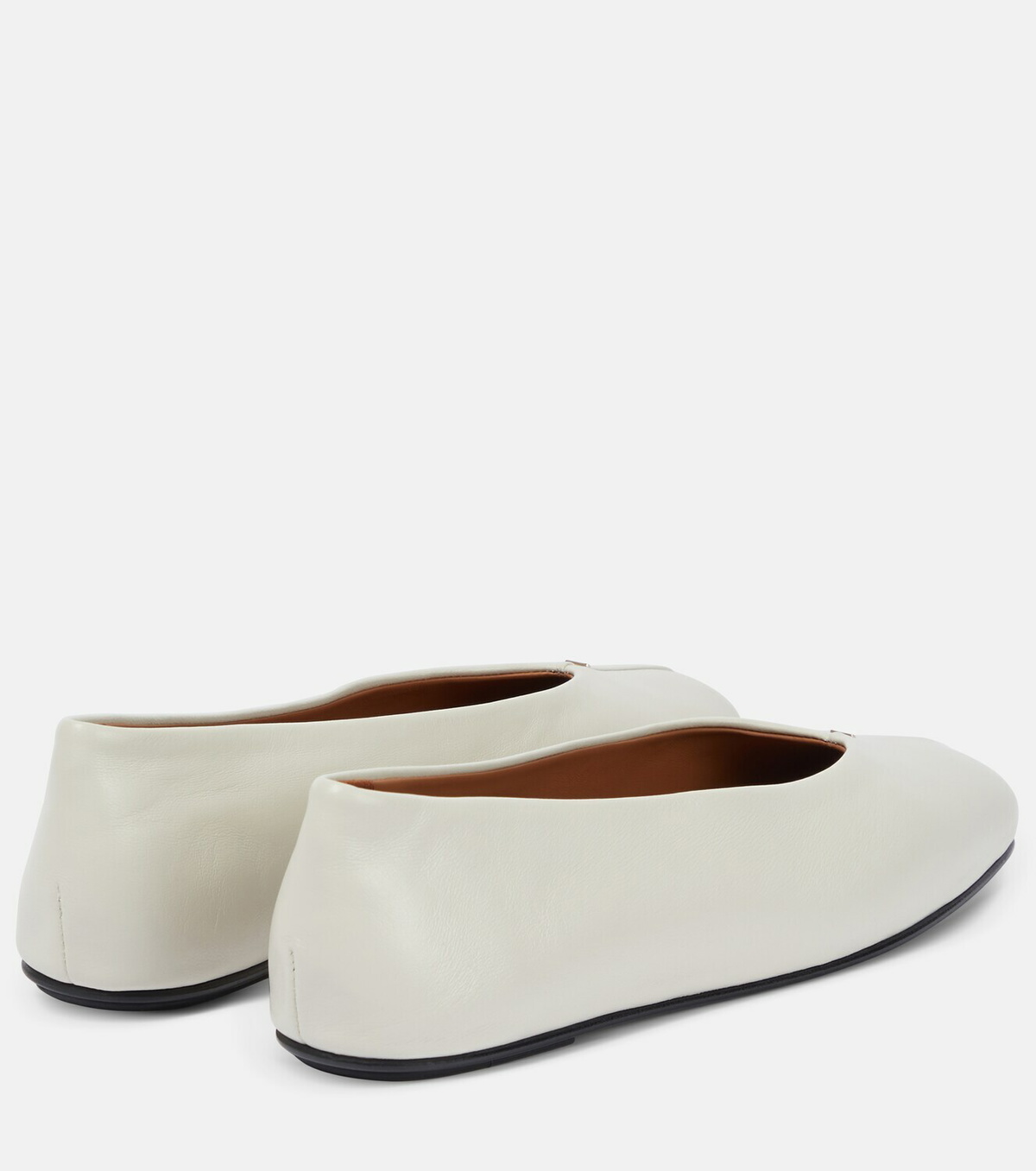 The Row Eva leather ballet flats The Row