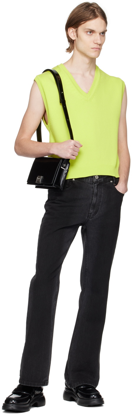 Wooyoungmi Green Cropped Vest Wooyoungmi