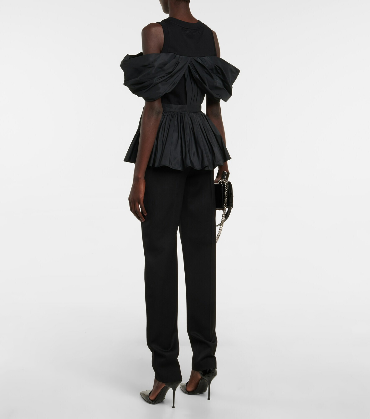 Alexander McQueen - Ruffled peplum top Alexander McQueen