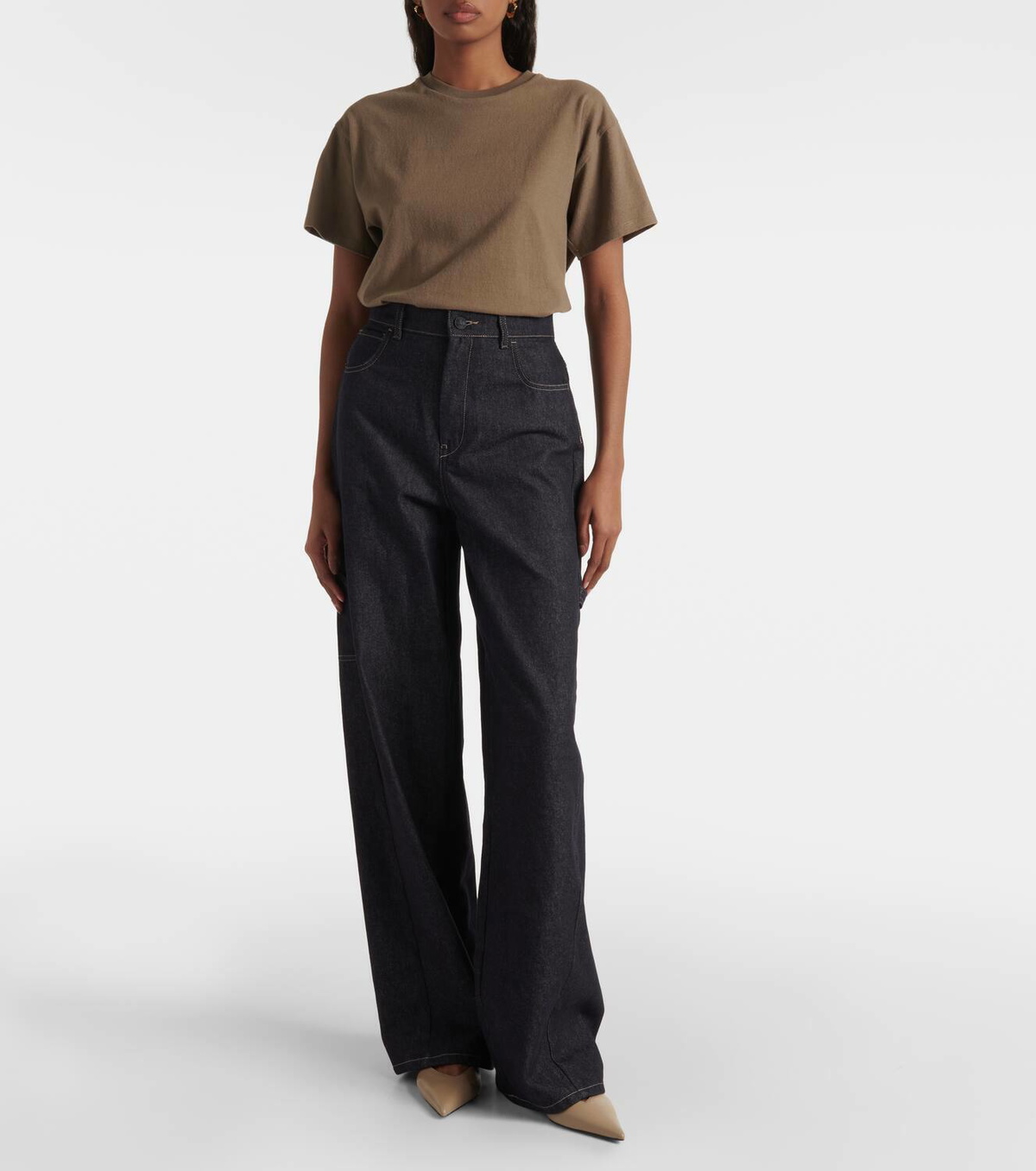 Max Mara Centro high-rise wide-leg jeans Max Mara