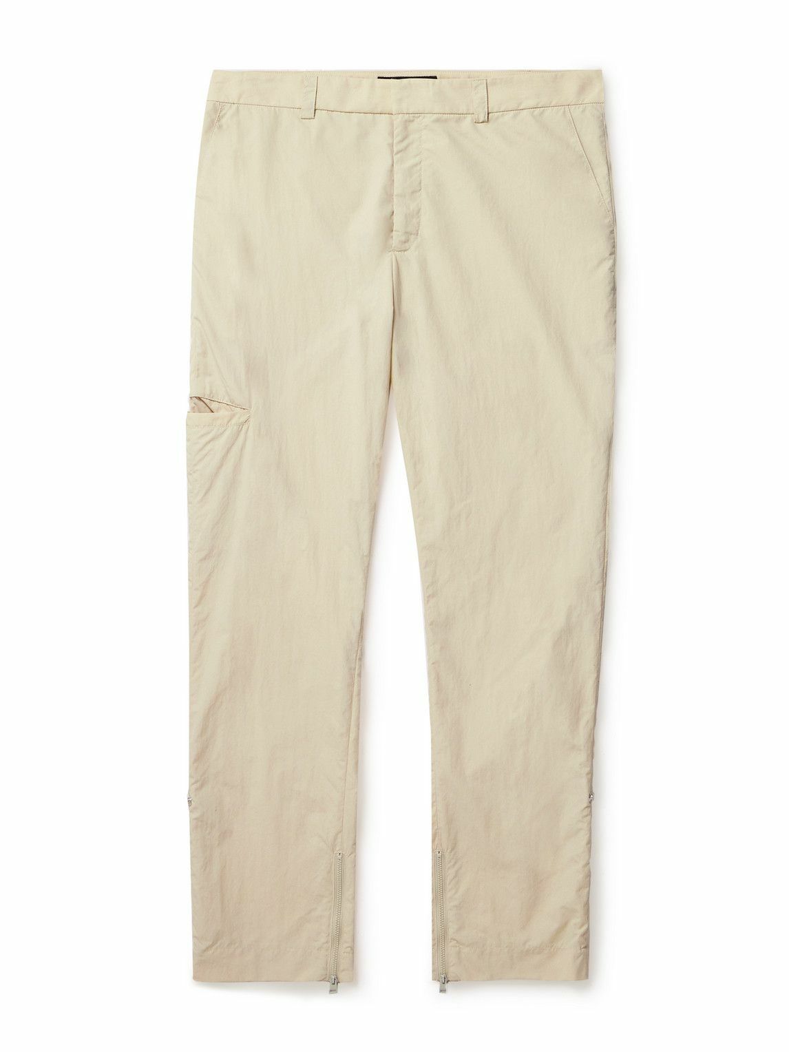 SAIF UD DEEN - Serwal Slim-Fit Shell Cargo Trousers - Neutrals SAIF UD DEEN