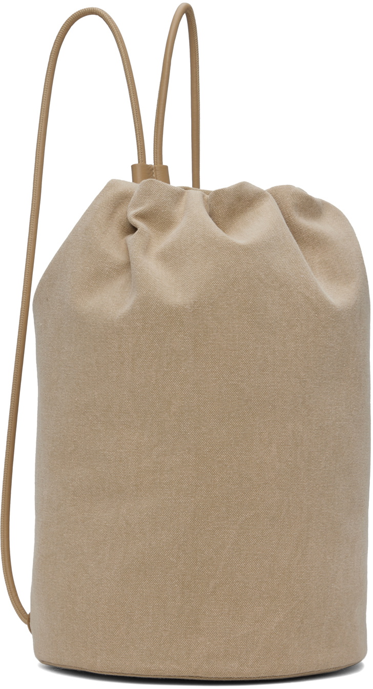 The Row Beige Sporty Backpack The Row