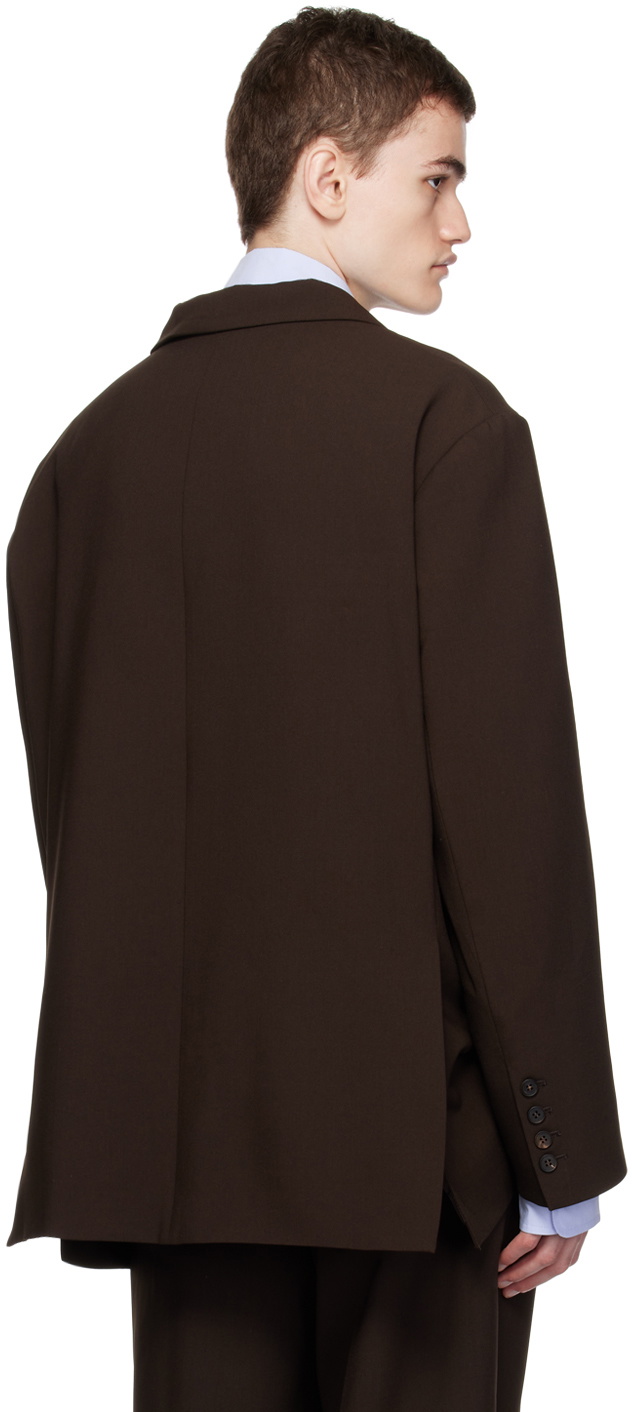 The Frankie Shop Brown Beo Blazer The Frankie Shop