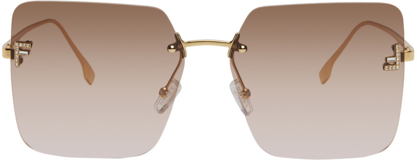 Fendi Gold First Sunglasses Fendi