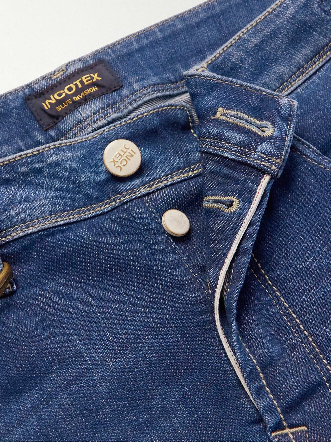Incotex - Slim-Fit Selvedge Jeans - Blue Incotex