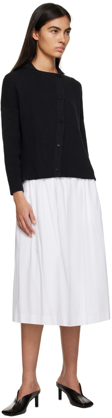 Cordera Black Asymmetric Cardigan CORDERA