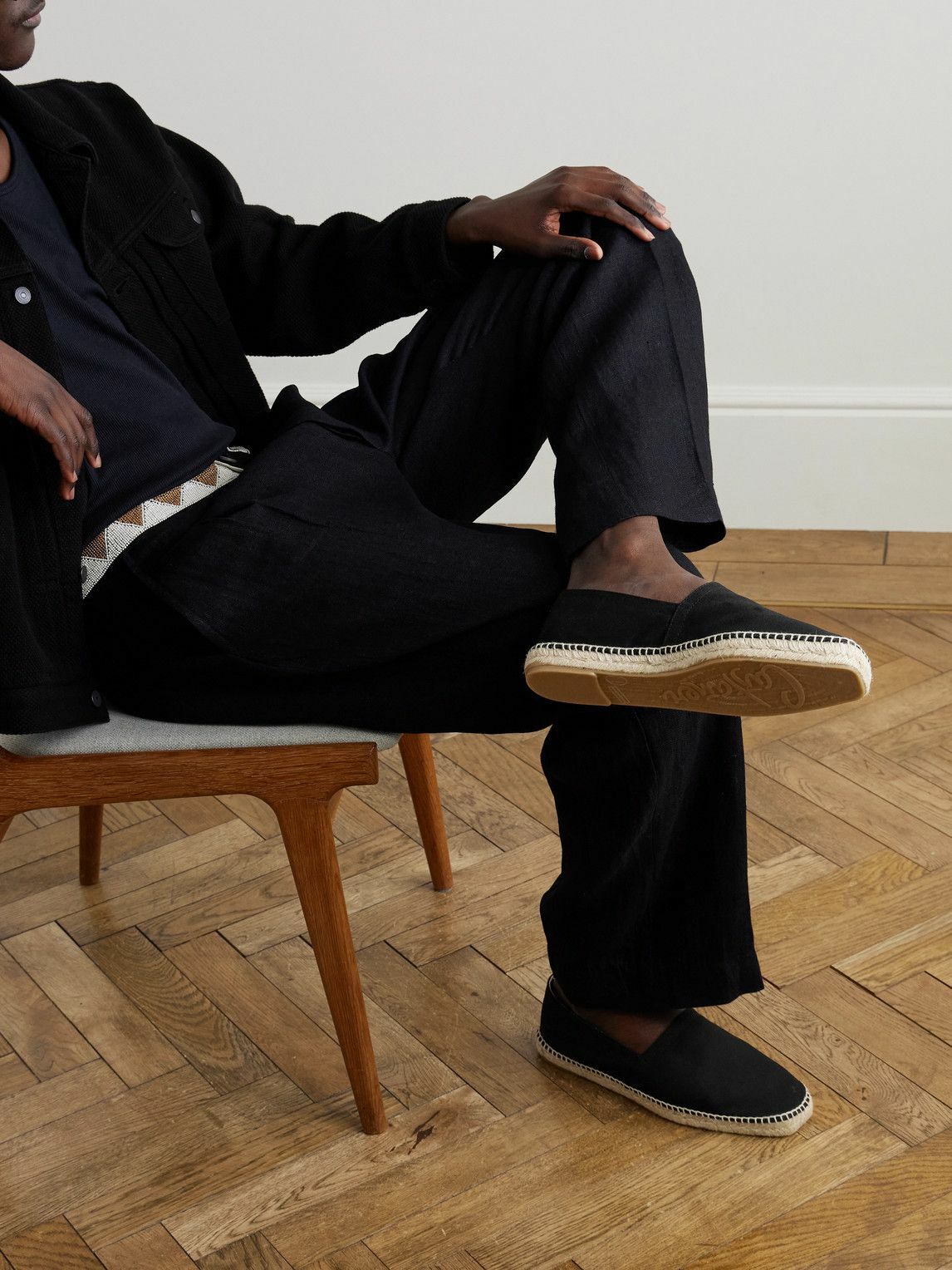 Castañer - Pablo Canvas Espadrilles - Black Castaner