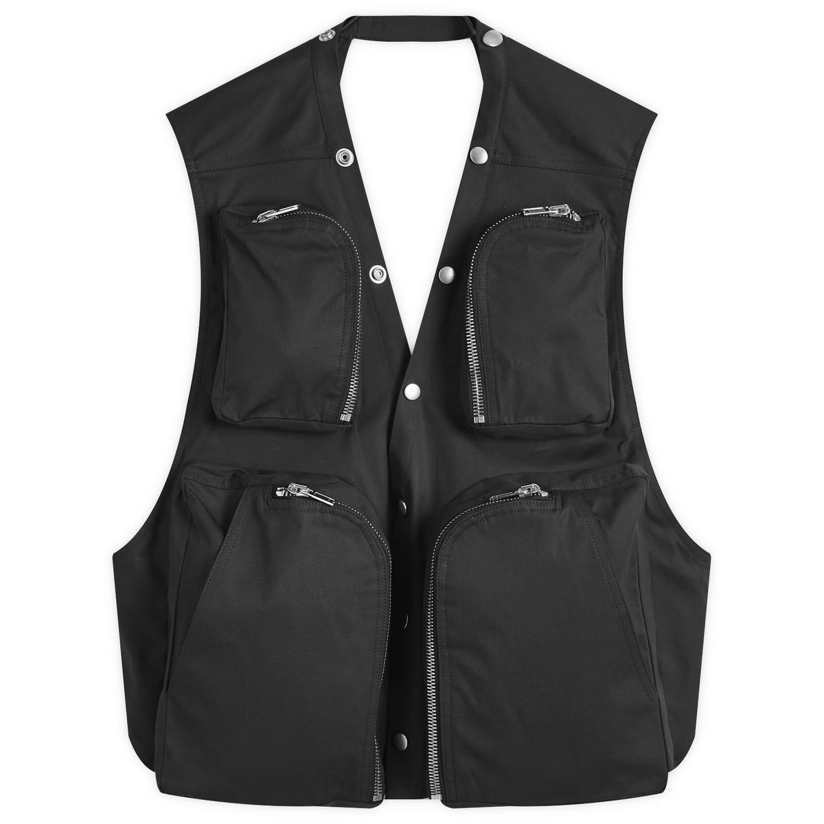 Rick Owens Men's Cargo Vest in Black Rick Owens