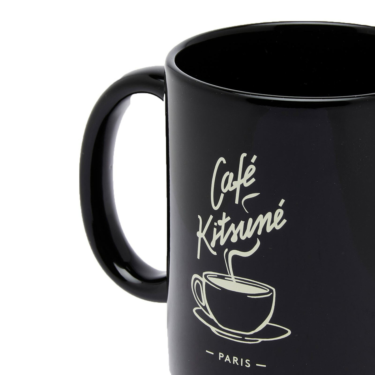 Cafe Kitsune Men's Café Kitsune Coffee Mug in Black Cafe Kitsune