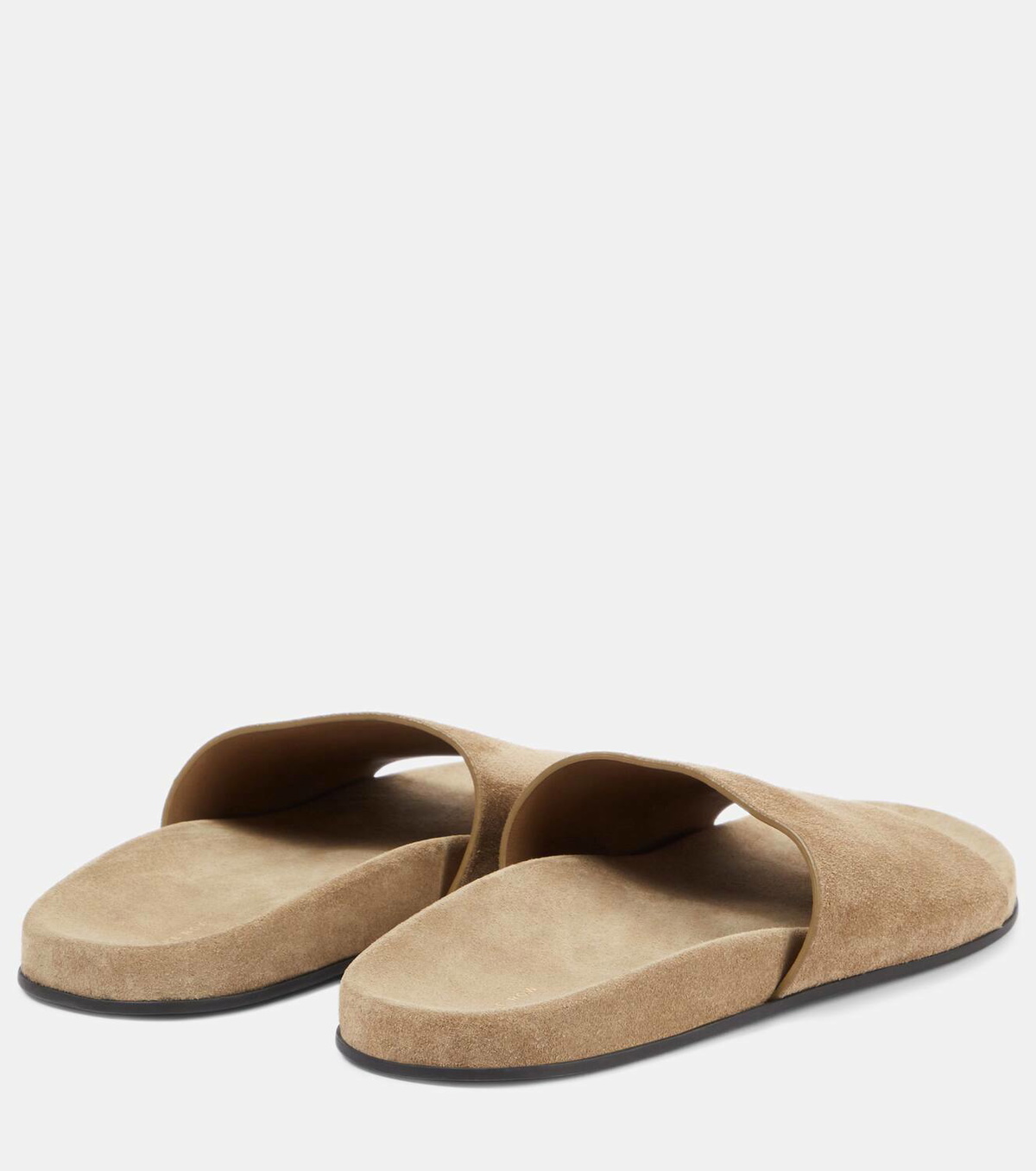 The Row Hugh suede slides The Row