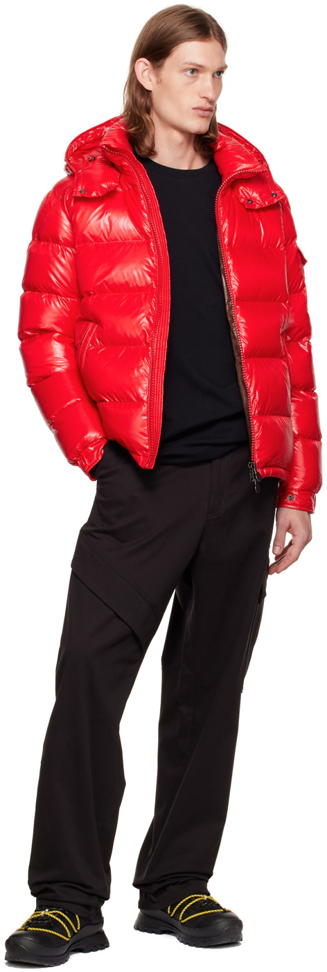 Moncler Red Maya Down Jacket Moncler