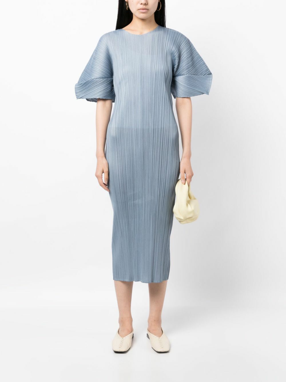 PLEATS PLEASE ISSEY MIYAKE - Pleated Midi Dress Pleats Please Issey Miyake