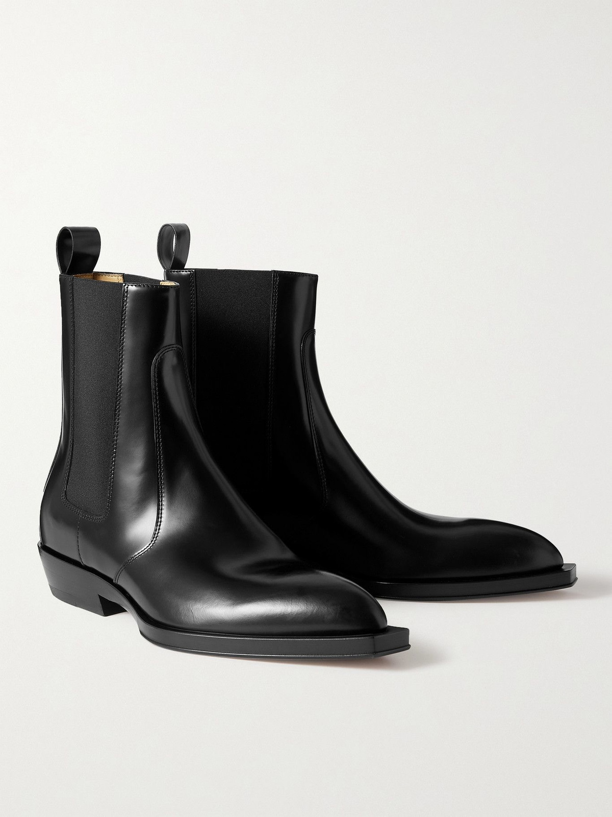 Bottega Veneta - Leather Chelsea Boots - Black Bottega Veneta