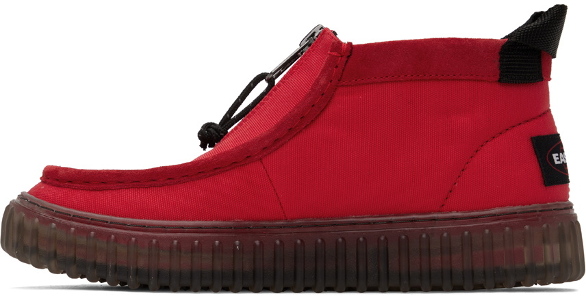 Clarks Originals Red Eastpak Edition Torhill Zip Boots Clarks Originals