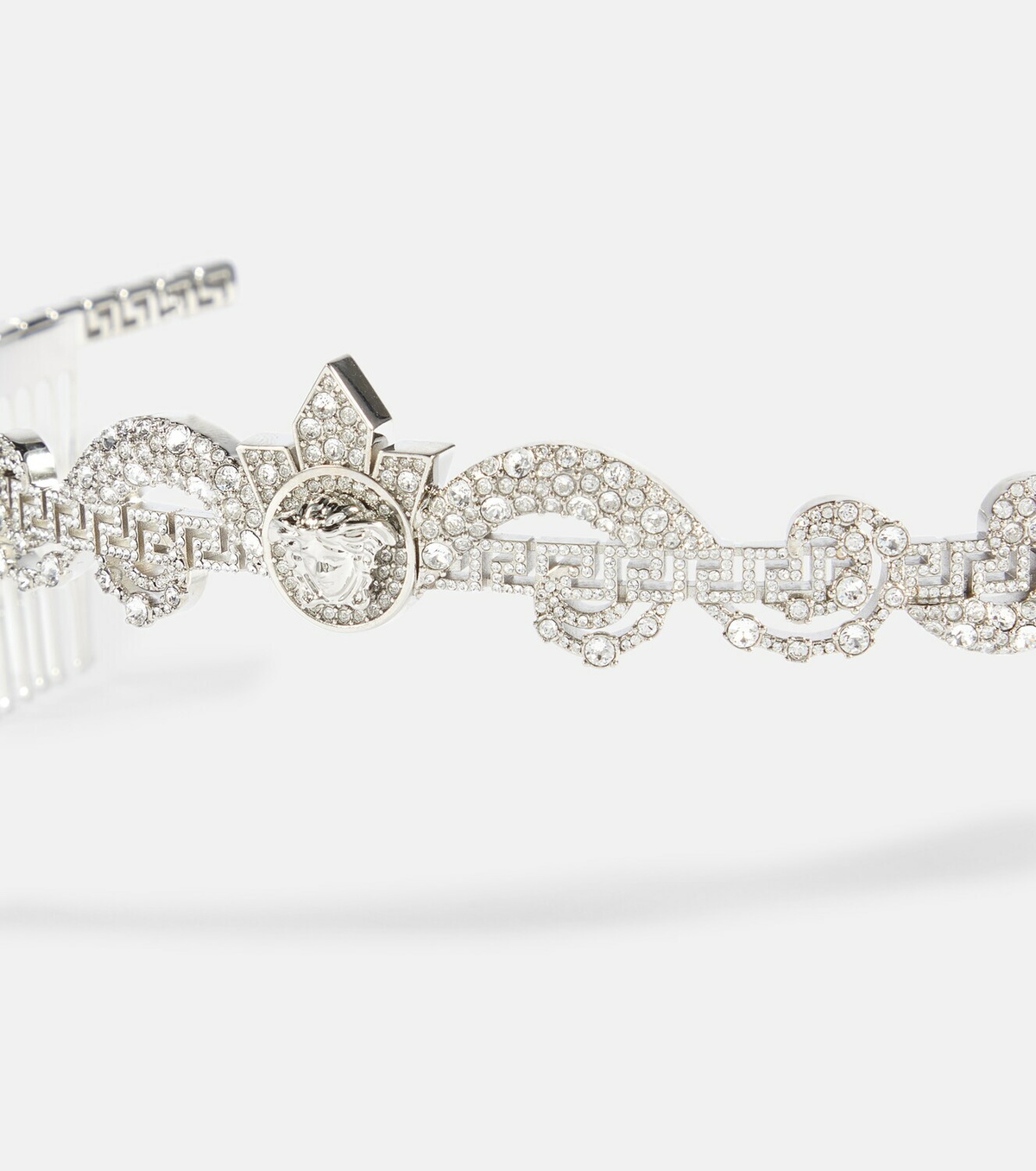 Versace - Greca crystal-embellished headband Versace