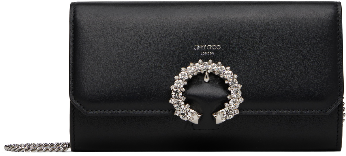 Jimmy Choo Black Wallet/Chain Bag Jimmy Choo