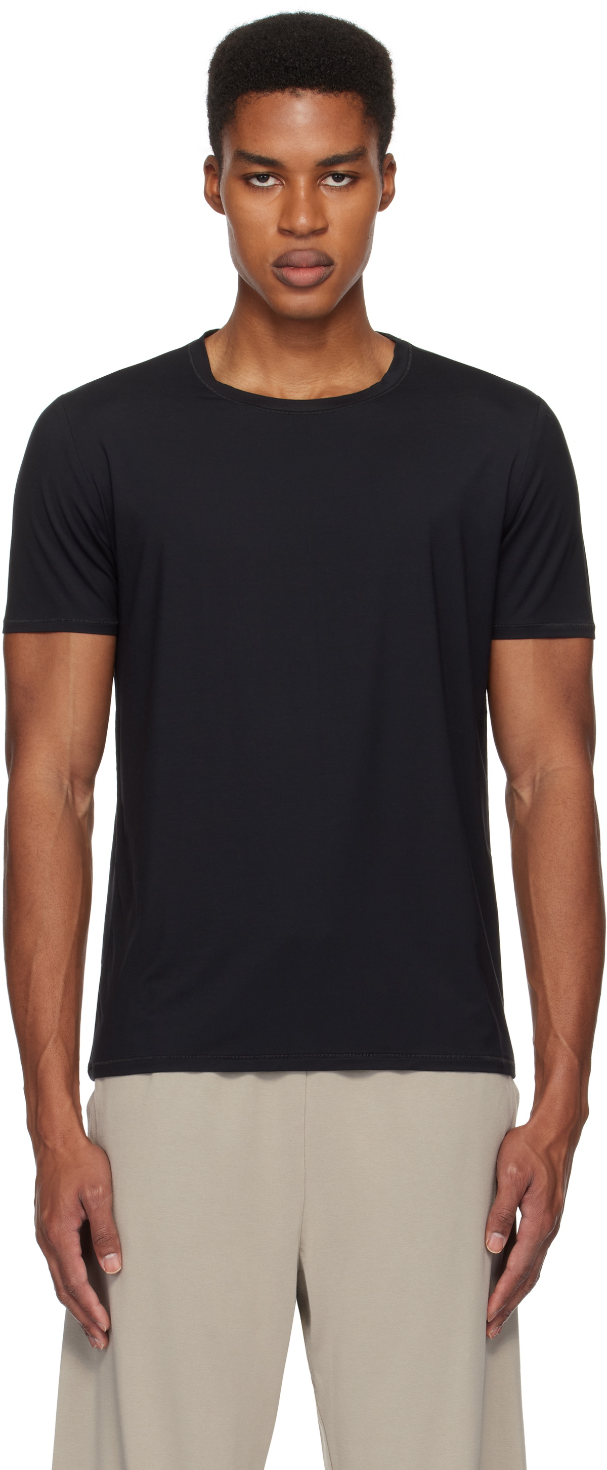 SKIMS Three-Pack Black SKIMS Stretch T-shirts SKIMS