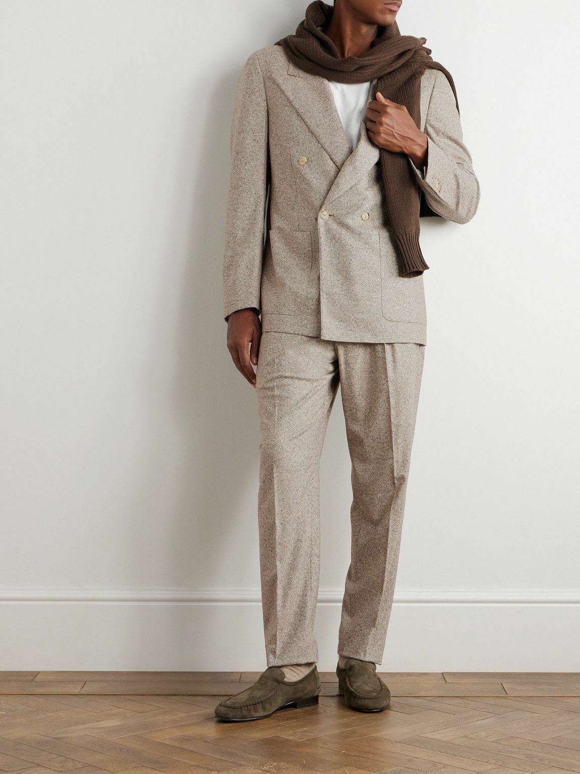 Wool Cashmere Blend Suit