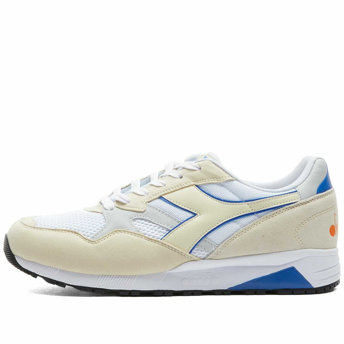 Diadora Men's N902 Tech Mesh Sneakers in White/Autumn Glory Diadora