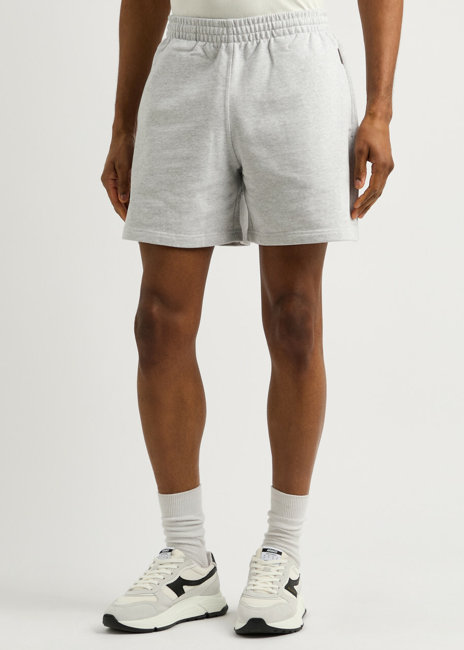 Represent Initial Cotton Shorts Grey Represent