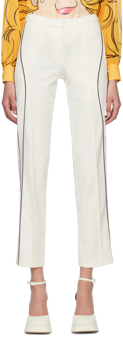 Pushbutton Off-White Piped Trousers Pushbutton