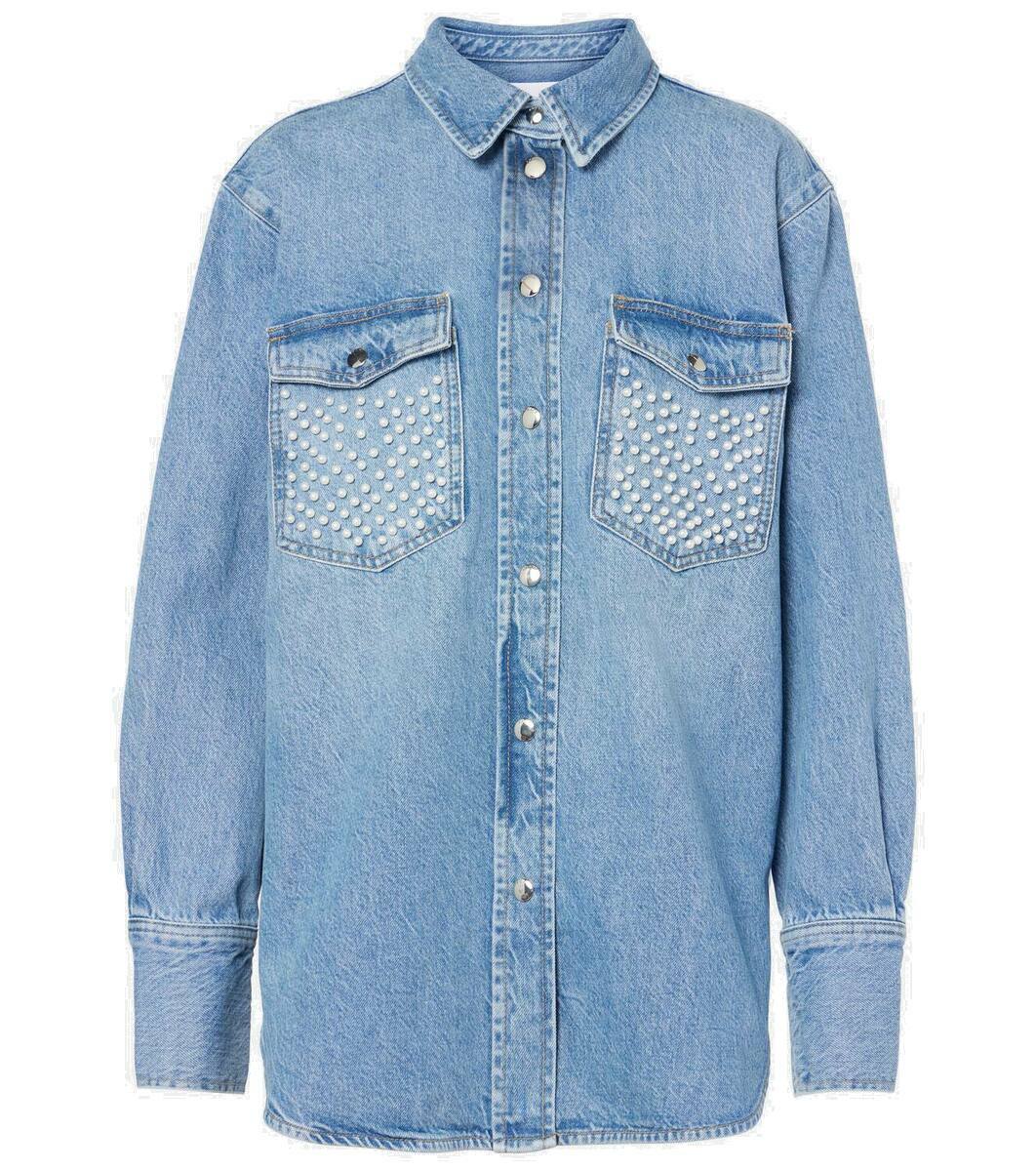 Frame Atelier embellished denim shirt Frame Denim