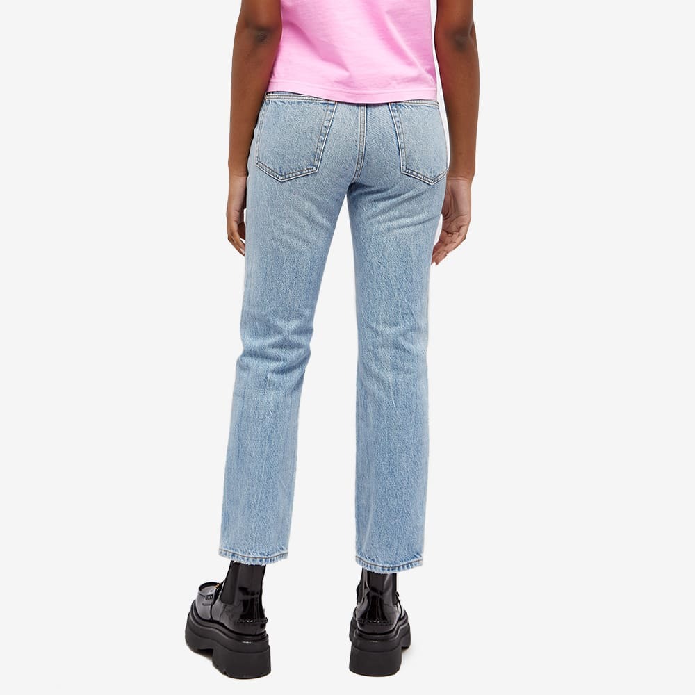 Alexander Wang Women's OG High Rise Stovepipe Jean in Light Indigo Fade ...