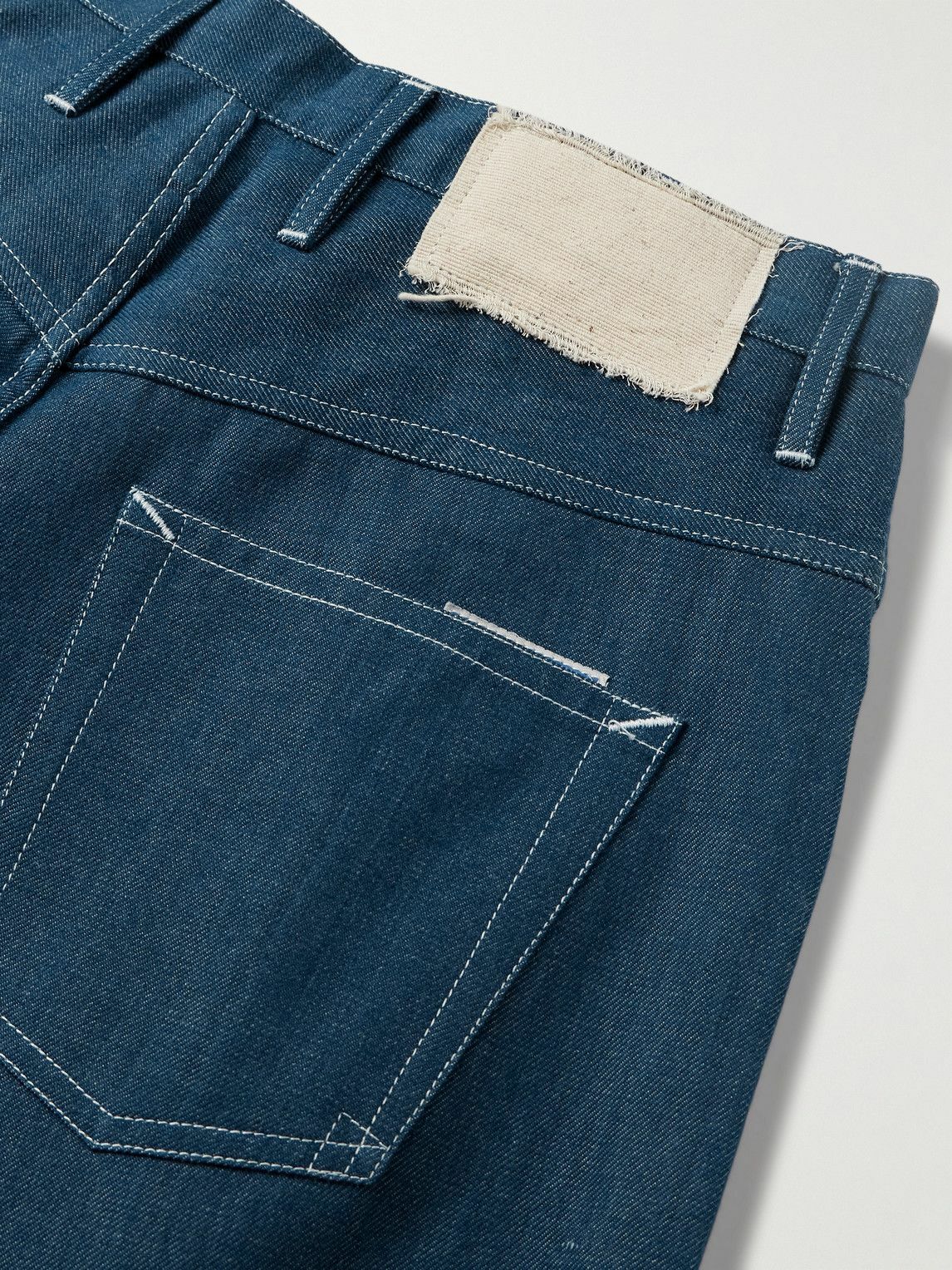Story mfg. - Poetry Wide-Leg Organic Jeans - Blue Story Mfg.