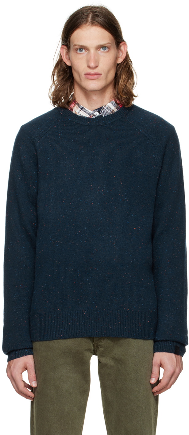 rag & bone Navy Harlow Sweater Rag and Bone