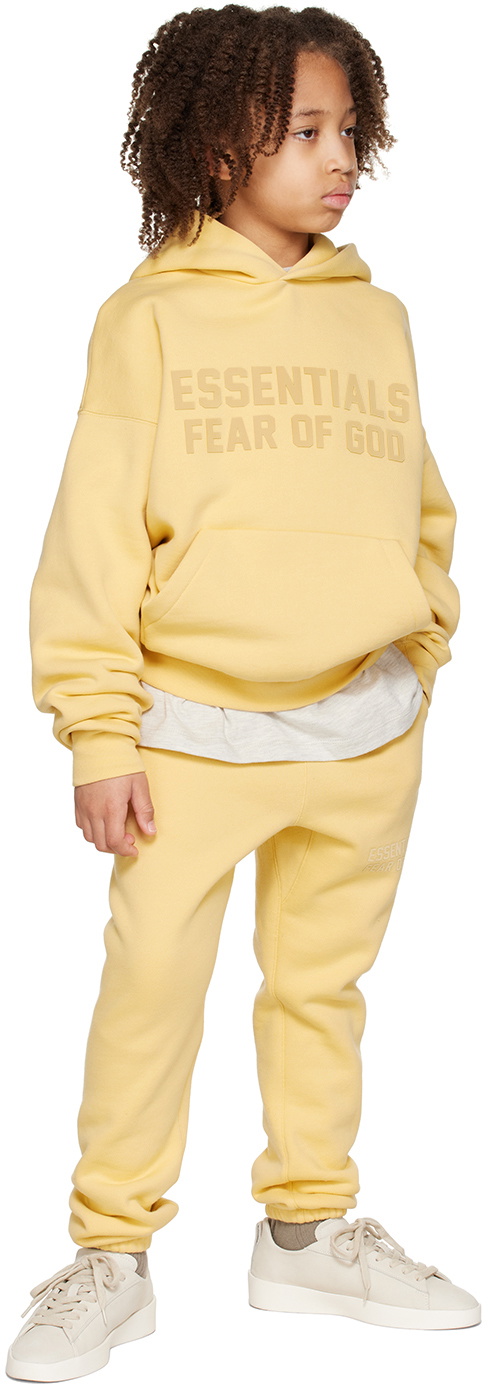 Essentials Kids Yellow Bonded Lounge Pants Essentials