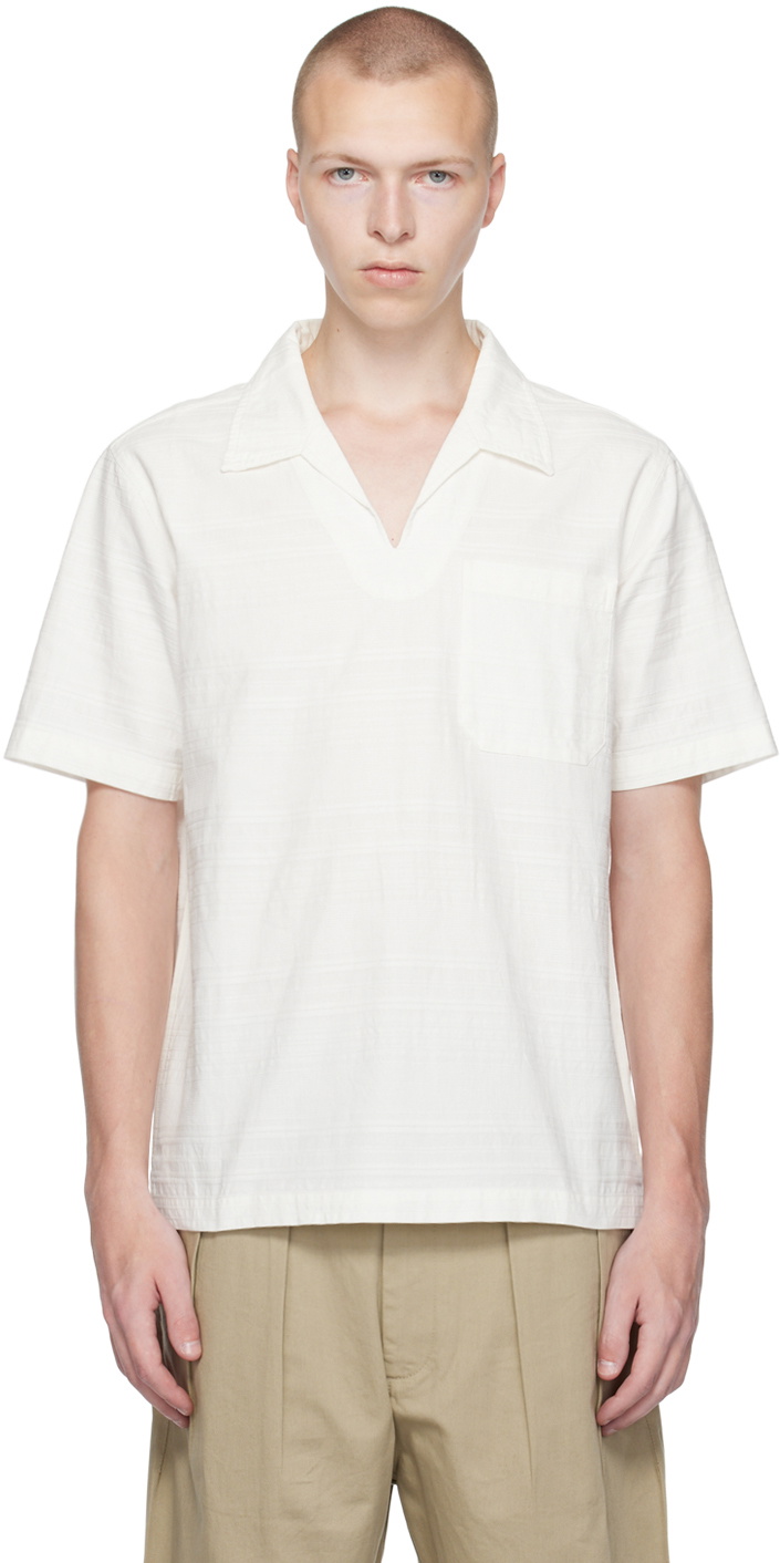 Universal Works Off-White Overhead Shirt Universal Works