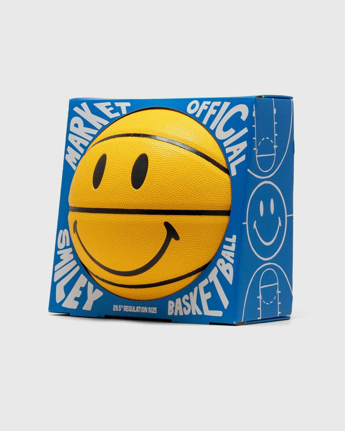 Market Smiley Basketball Yellow Sports Equipment MARKET