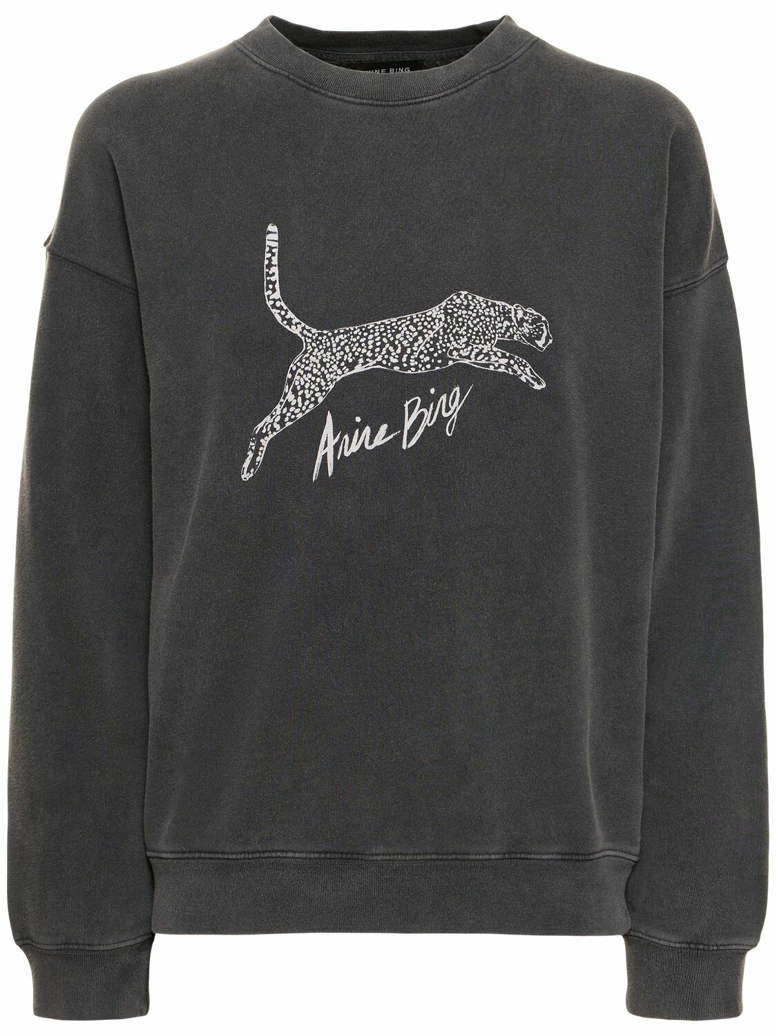 ANINE BING - Spencer Spotted Leopard Sweatshirt ANINE BING
