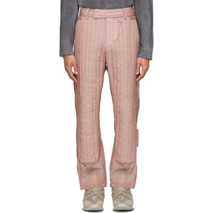 Craig Green Pink Quilted Skin Trousers Craig Green