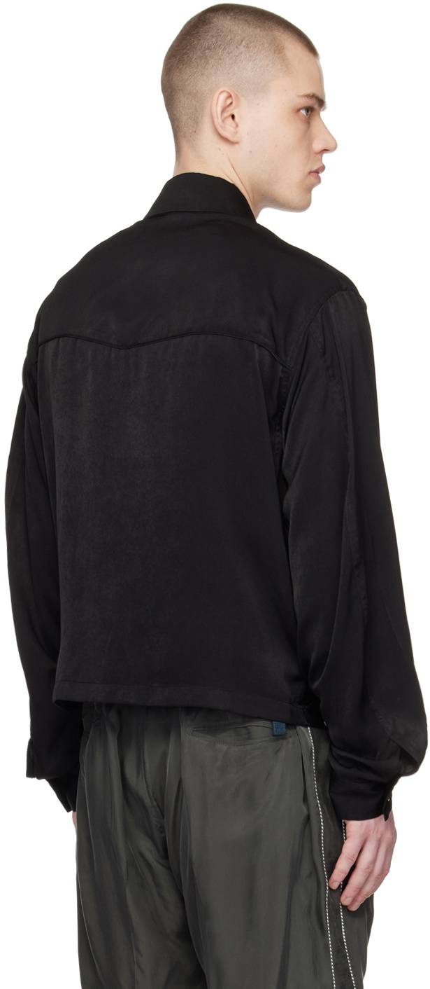 RAINMAKER KYOTO Black Paneled Jacket RAINMAKER KYOTO