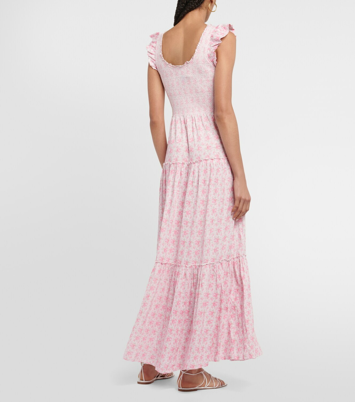 LoveShackFancy Chessie floral cotton maxi dress LoveShackFancy