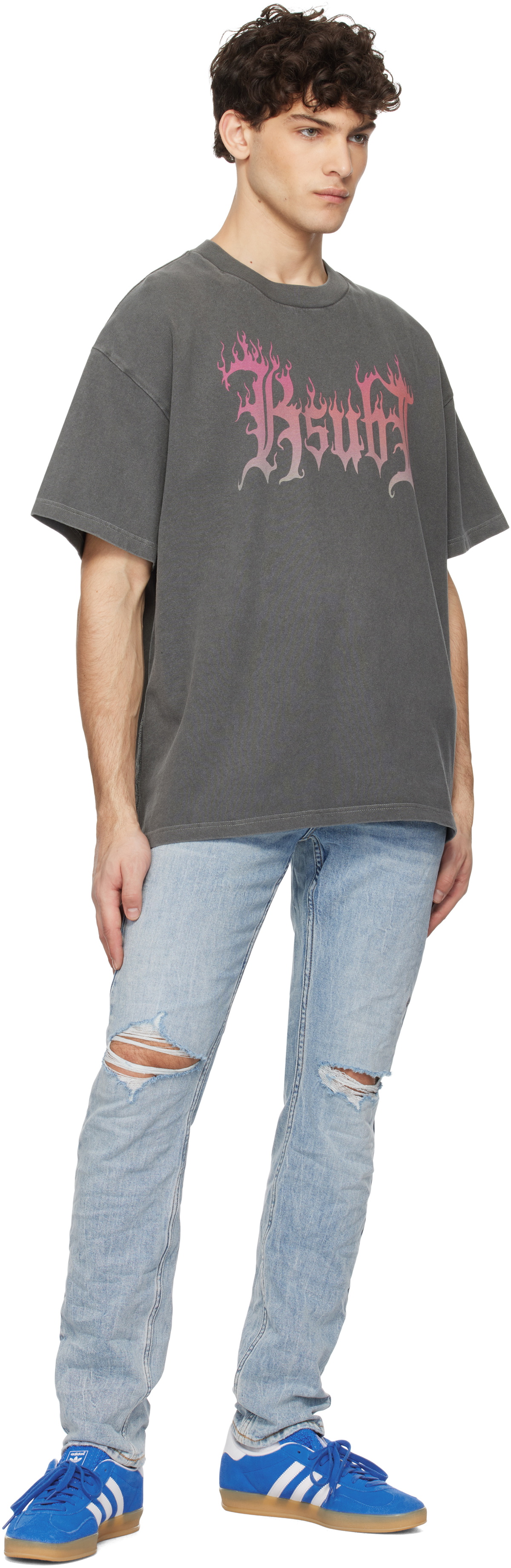 Ksubi Blue Chitch Rekon Trashed Jeans Ksubi
