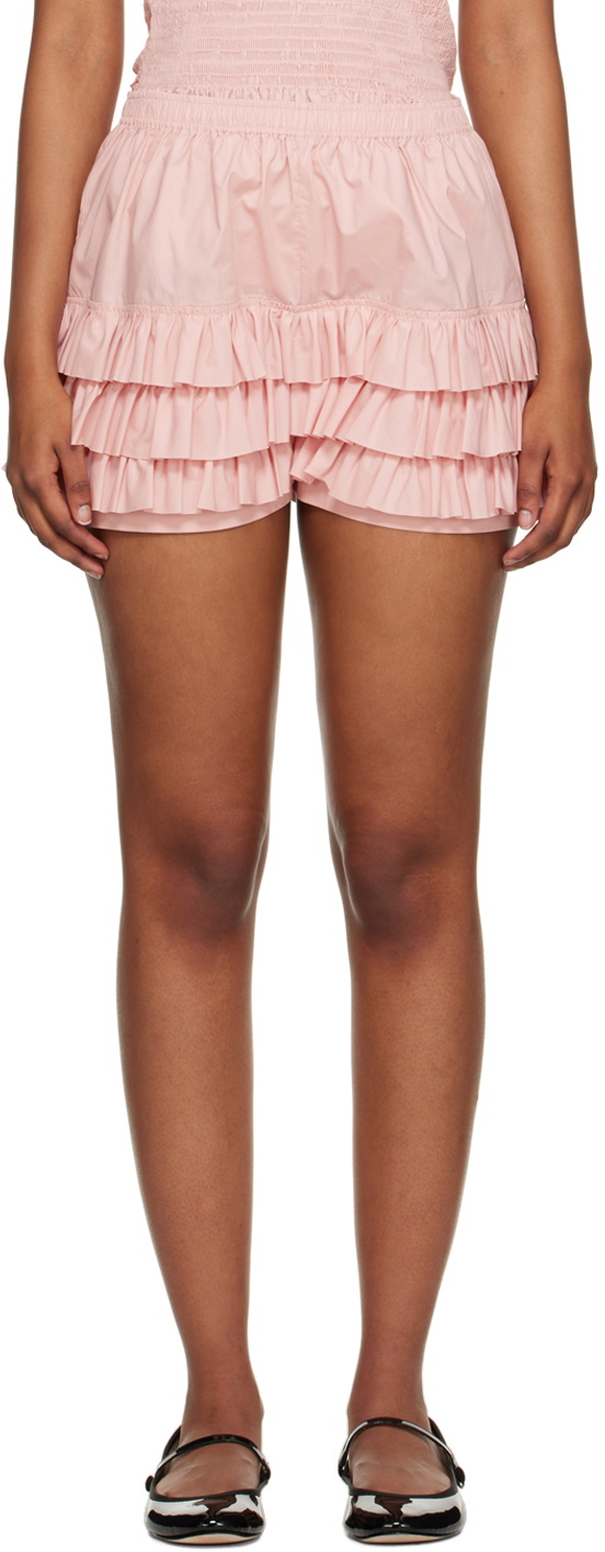 Molly Goddard Pink Sienna Shorts Molly Goddard