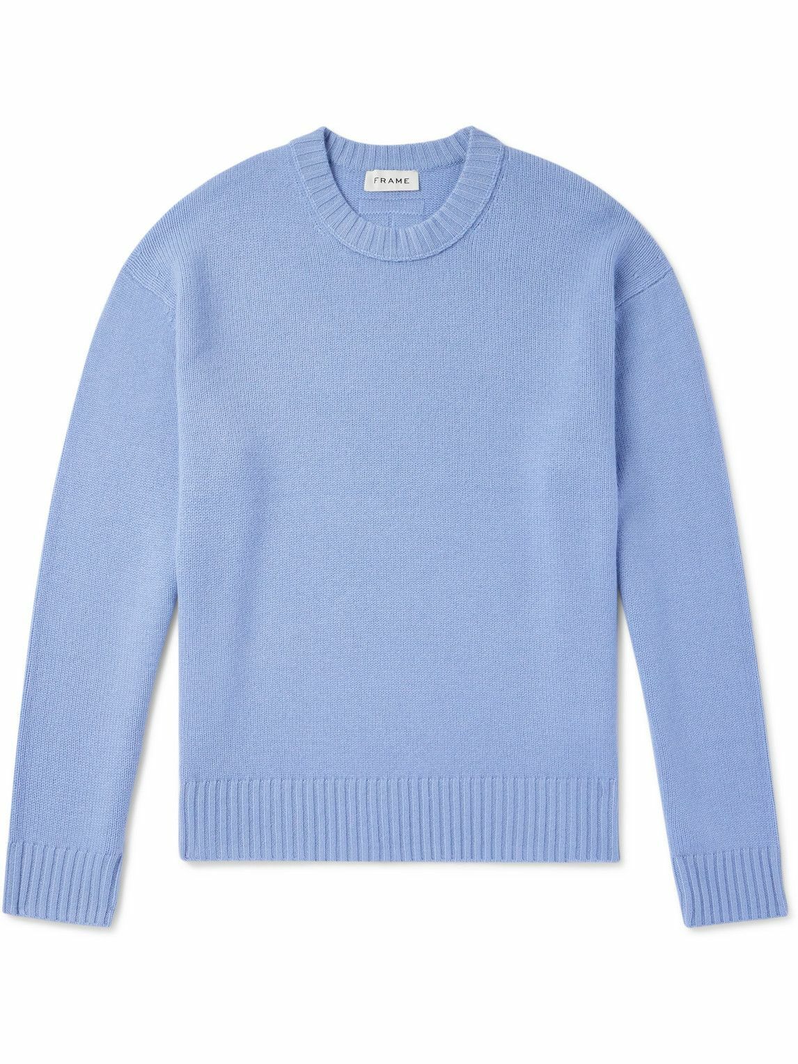 FRAME - Cashmere Sweater - Blue Frame Denim
