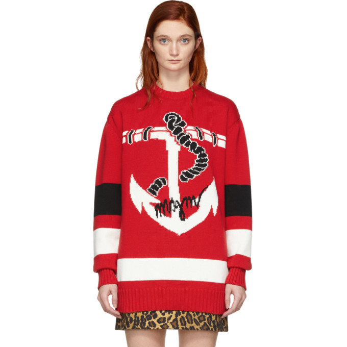 MSGM Red Sailor Sweater MSGM