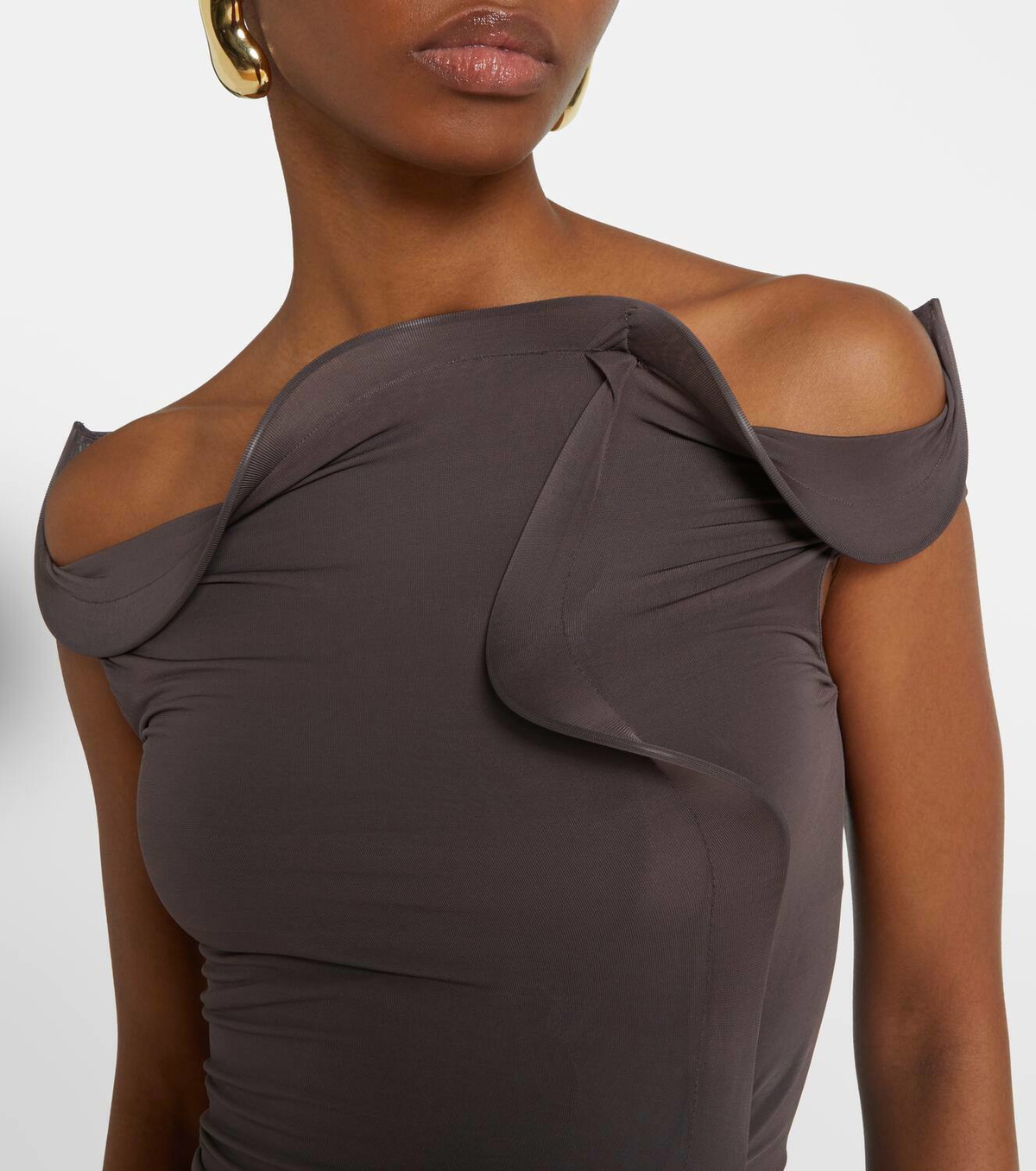 Christopher Esber Torsion Coil ruched top Christopher Esber