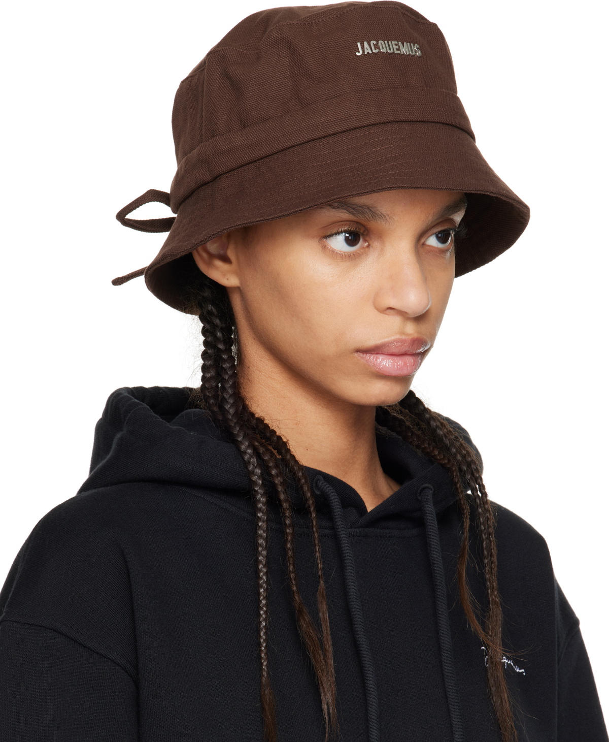 JACQUEMUS Brown 'The Gadjo' Bucket Hat Jacquemus