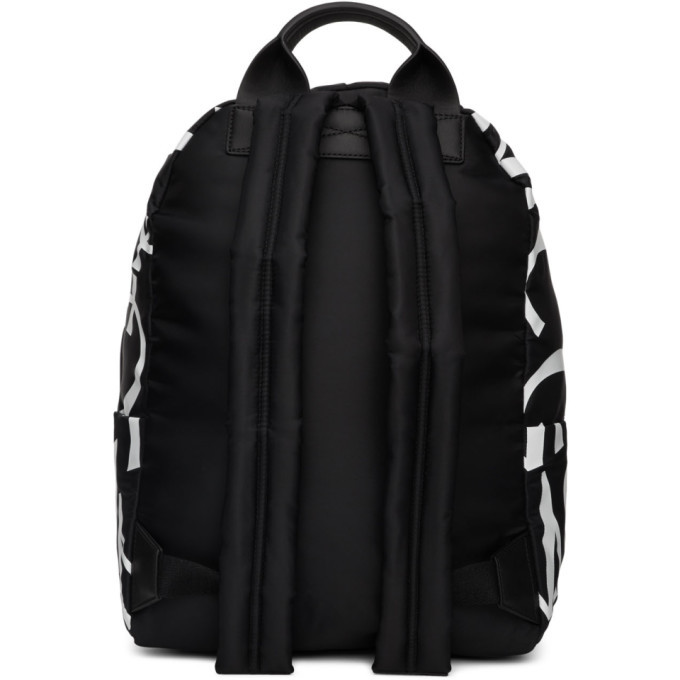 McQ Alexander McQueen Black Logo Classic Backpack McQ Alexander McQueen
