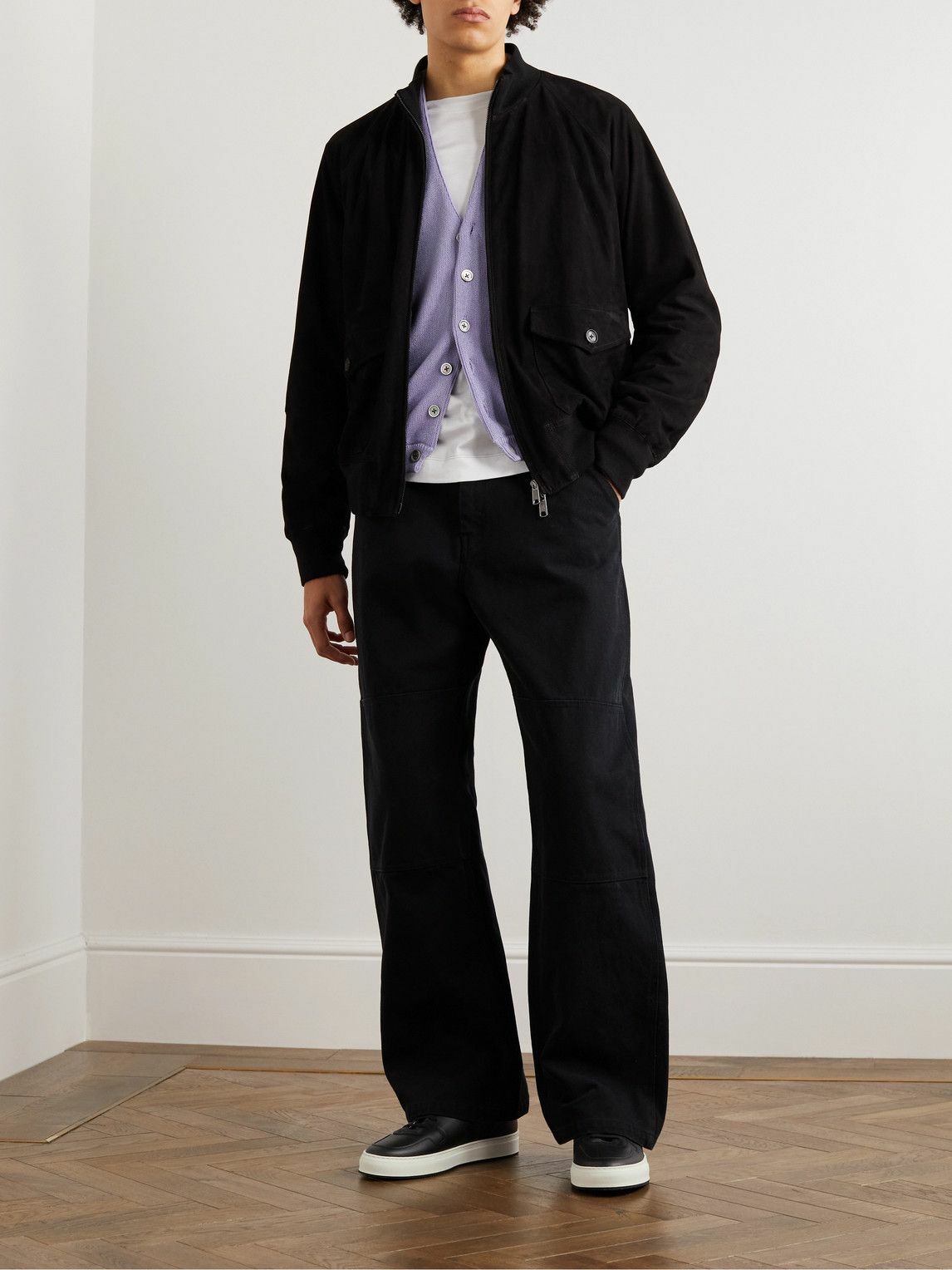 Common Projects - Decades Full-Grain Leather Sneakers - Black Common ...